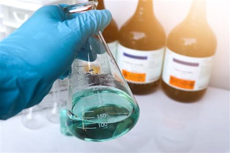 Coolant In Container Laboratory Quality Testing Concepts Stock Image Image Of Heat Change