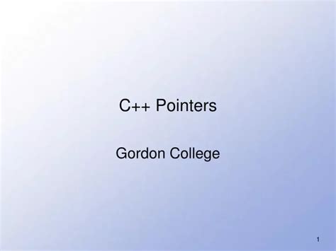 Ppt C Pointers Powerpoint Presentation Free Download Id3107703