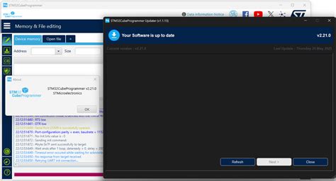 Open Bootloader Via Uart Cubeprogrammer Sends Too Stmicroelectronics Community