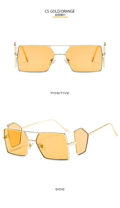 Mejores 50335 Small Square Sunglasses Uv400 Metal Vintage Women Men Sun