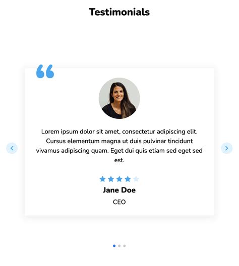 Top 10 Testimonial Section Designs For Websites With Html Css And
