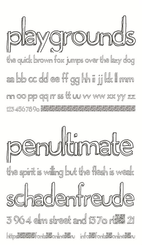 Playgrounds Font