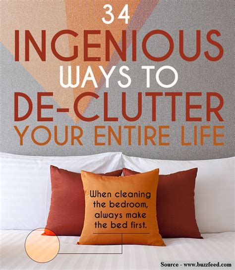 34 ingenious ways to declutter your entire life home and life tips