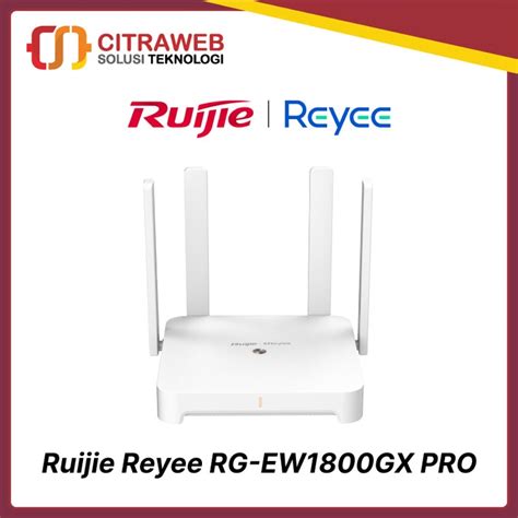 Jual Ruijie Reyee Rg Ew1800gx Pro Wi Fi 6 Dual Band Gigabit Mesh Router Shopee Indonesia