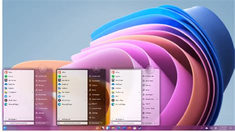 Modern Start Menu Figma