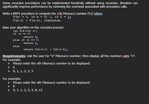 Some Recursive Procedures Can Be Implemented