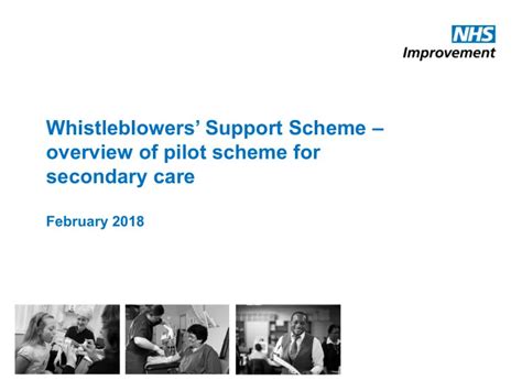 Ppt Overview Of Pilot Scheme For Secondary Care February 2018