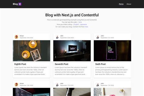 Blog With Nextjs And Contentful