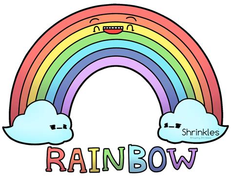 [슈링클스 날씨도안 ③무지개]빨주노초파남보 알록달록무지개도안 플라스틱공예 슈링크아트 슈링클스 네이버 블로그