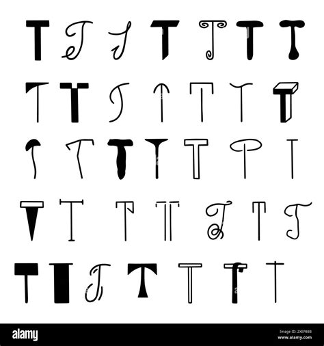 The Letter T In Different Fonts Creative Lettering Ideas For The