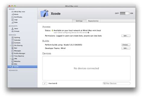 ios integration testing with xcode server and kif
