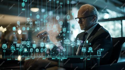 Premium Ai Image Futuristic Ai Technology In Data Analysis Cyber Security Digital Protection