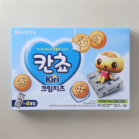 롯데 칸쵸 끼리크림치즈 196g 배민스토어