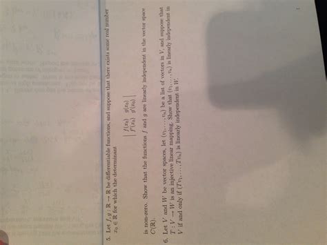 Solved 5 Let F G R R Be Differentiable Functions And Chegg Com