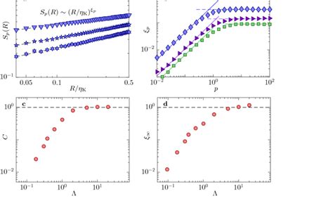 direct numerical simulation results for s p r ≡ δn p r see text