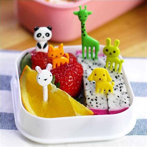 10pcsset Lovely Lunch Box Bento Accessory Decor A Grandado