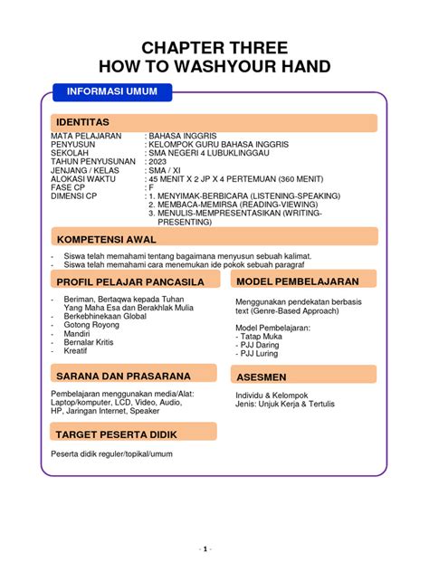 Modul Procedure Text Pdf