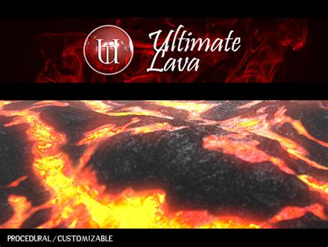 Ultimate Lava Substances Unity Asset Store