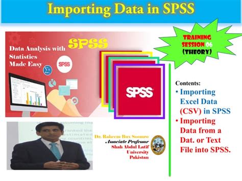 Importing Excel Csv And Dat Data In Spss Pdf