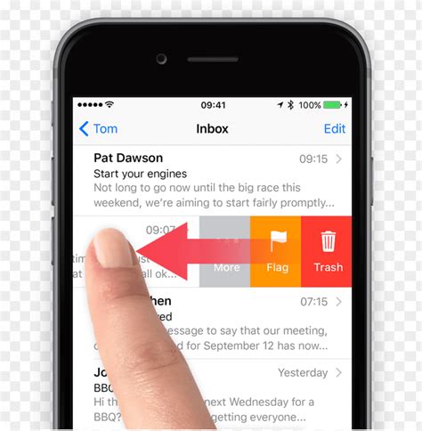 Swipe To Delete Iphone PNG Transparent With Clear Background ID 400422 TOPpng