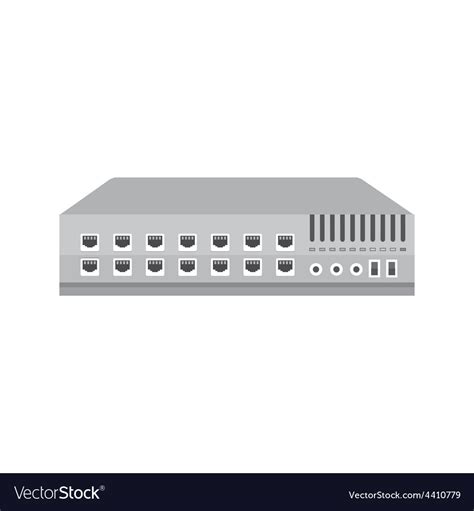 Networking Switch Royalty Free Vector Image Vectorstock