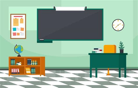 Empty Classroom In High School Illustration 2046833 Vector Art At Vecteezy
