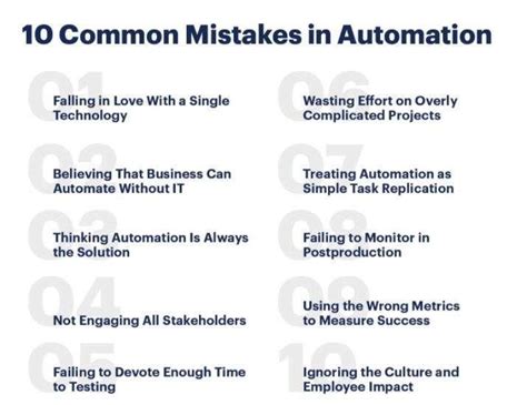 10 Automation Mistakes To Avoid Gwfm