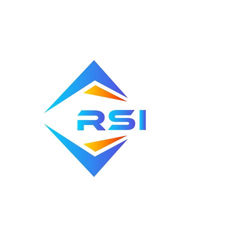 Rsi Abstract Technology Logo Design On White Background Rsi Creative Initials Letter Logo