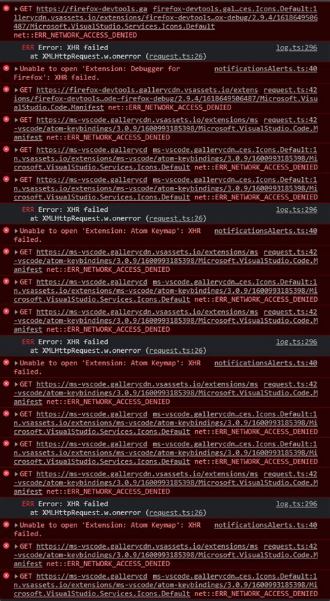 Xhr Failed · Issue 127214 · Microsoftvscode · Github