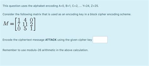 Solved This Question Uses The Alphabet Encoding A0 B1