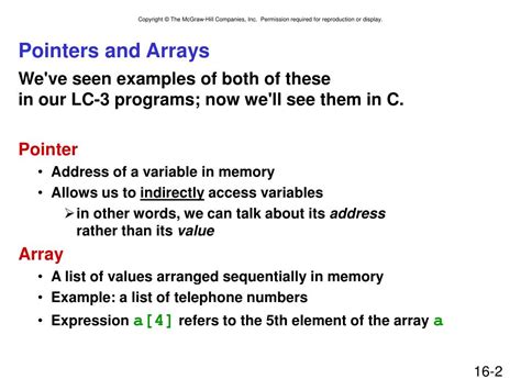 Ppt Chapter Pointers And Arrays Powerpoint Presentation Free Download Id