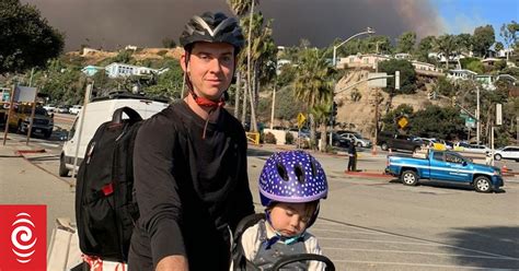 When Fires Broke Out In La This Australian Dad Had To Evacuate With