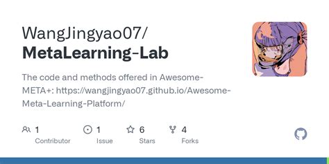 GitHub WangJingyao MetaLearning Lab The Code And Methods Offered In Awesome META Https