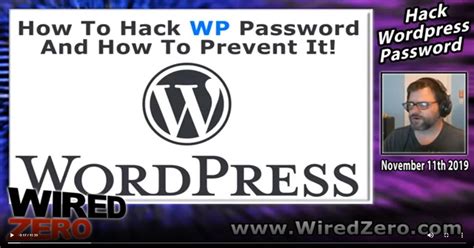 How To Hack A Wordpress Website