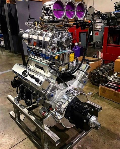 Race Engine Display In Shop