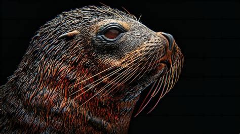 Premium Photo Closeup Of A Sea Lion In Its Natural Habitat Portraying