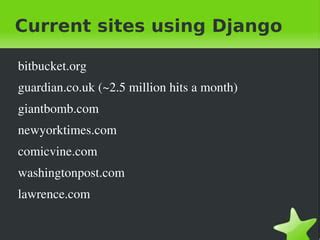 Django Tech Talk ODP Technology Computing Django Tech Talk ODP Technology Computing