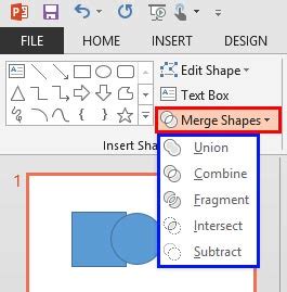 Learn PowerPoint For Windows Merge Shape Commands