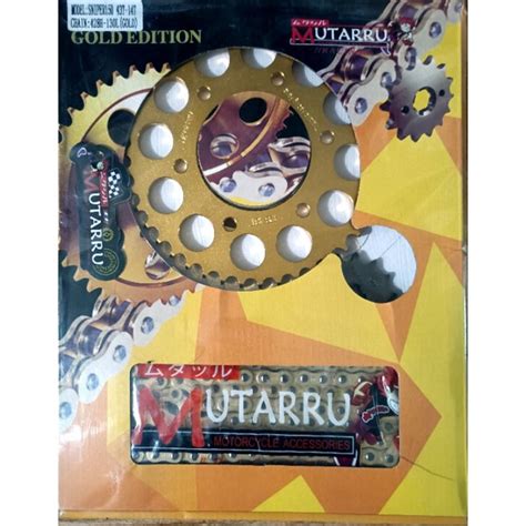 Mutarru Chain Set For Sniper 150155 Shopee Philippines