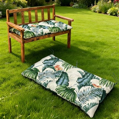 Gppsungd Waterproof And Sun Resistant Outdoor Bench Cushion