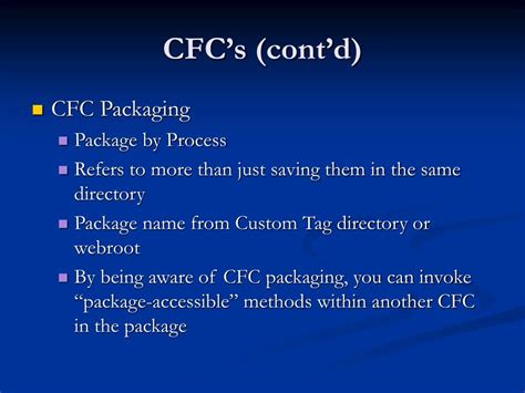 Ppt N Tier Coldfusion Development With Cfcâ€™s Powerpoint