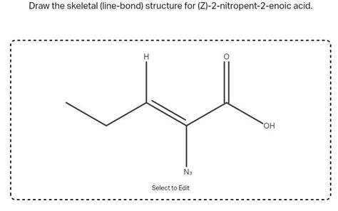 Solved Draw The Skeletal Line Bond Structure For