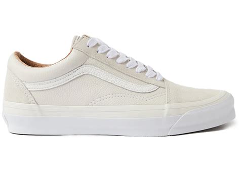 Vans Og Old Skool Lx Vintage White Mens Vn0a5fbewht Us
