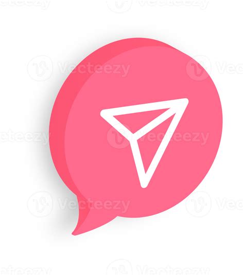 3d Chat Bubble Send Icons 13453500 Png