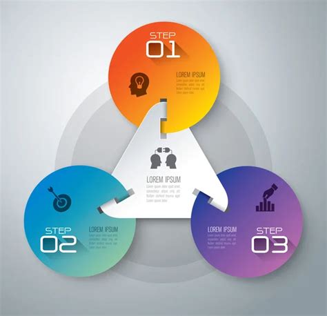 Infographic Circle Vector Design Template Can Be Used For Workflow