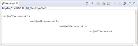 Ccsevmk2h Serial Terminal In Ccs 810 Under Linux Is Not Displaying