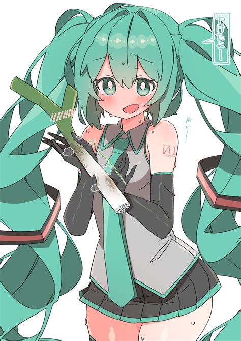 Hatsune Miku Vocaloid Drawn By Uruti2388 Danbooru