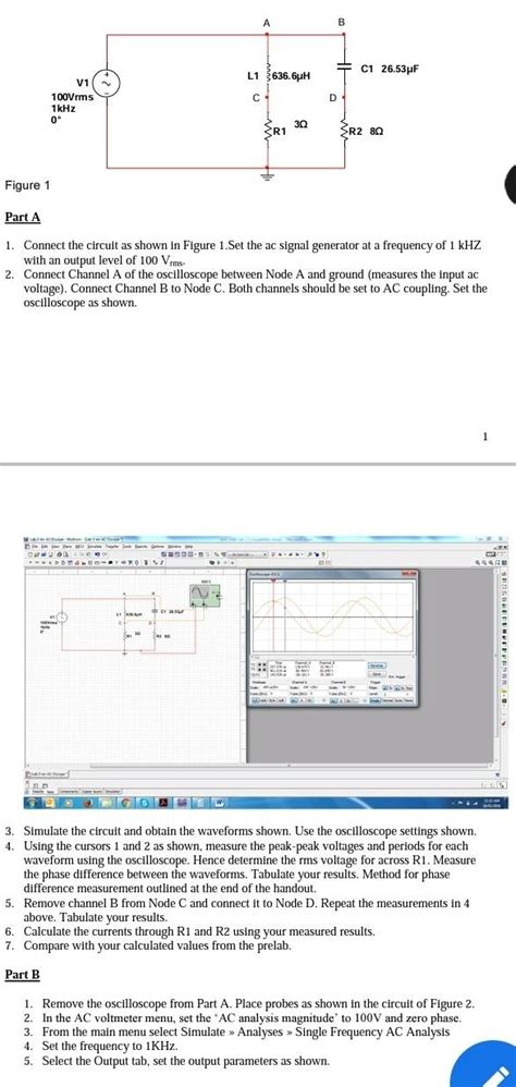 Solved Figu Part A Connect The Circuit As Shown In Chegg Com