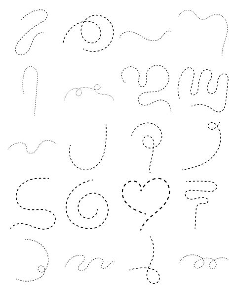 Premium Vector Curved Dashed Line