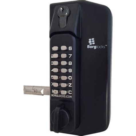 Single Sided Code Lock With Key Override BL DKO ECP